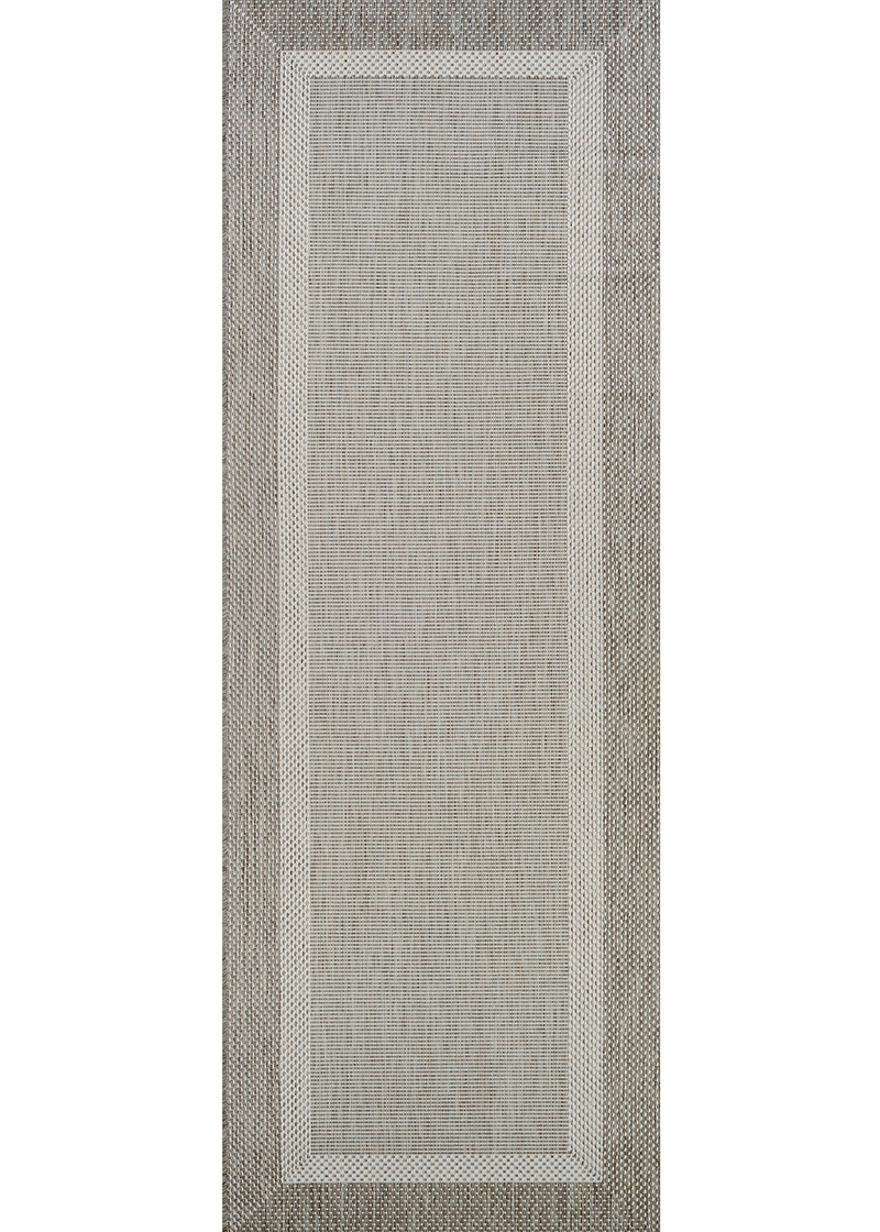 Couristan Recife Stria Texture Champagne/Taupe 2'3"x11'9" Runner