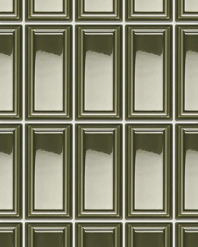 Surface Art Baroque Olive Ceramic Tile | Carpet Exchange