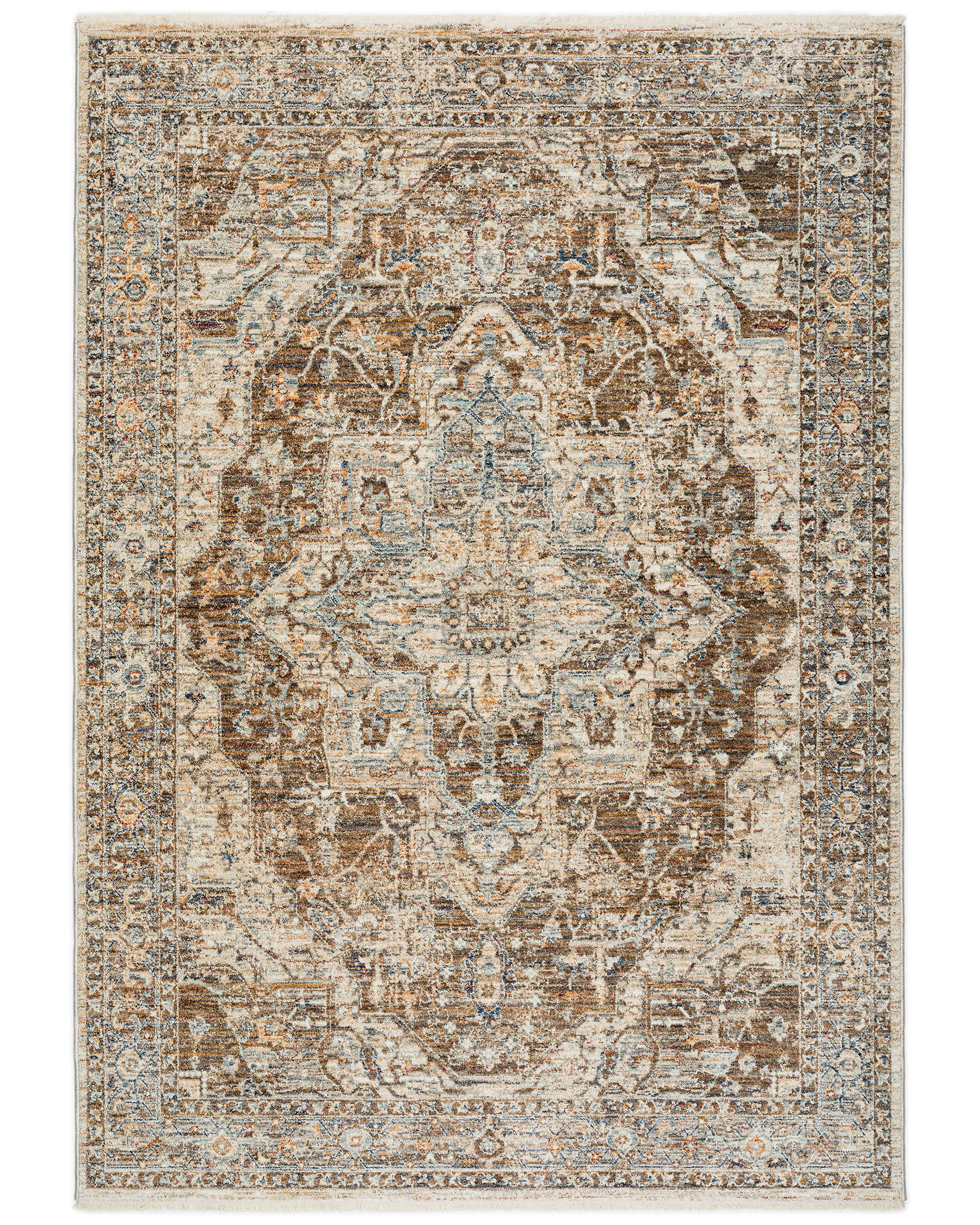Dalyn Bergama BE9 Mocha 20" x 30" Area Rug | Carpet Exchange