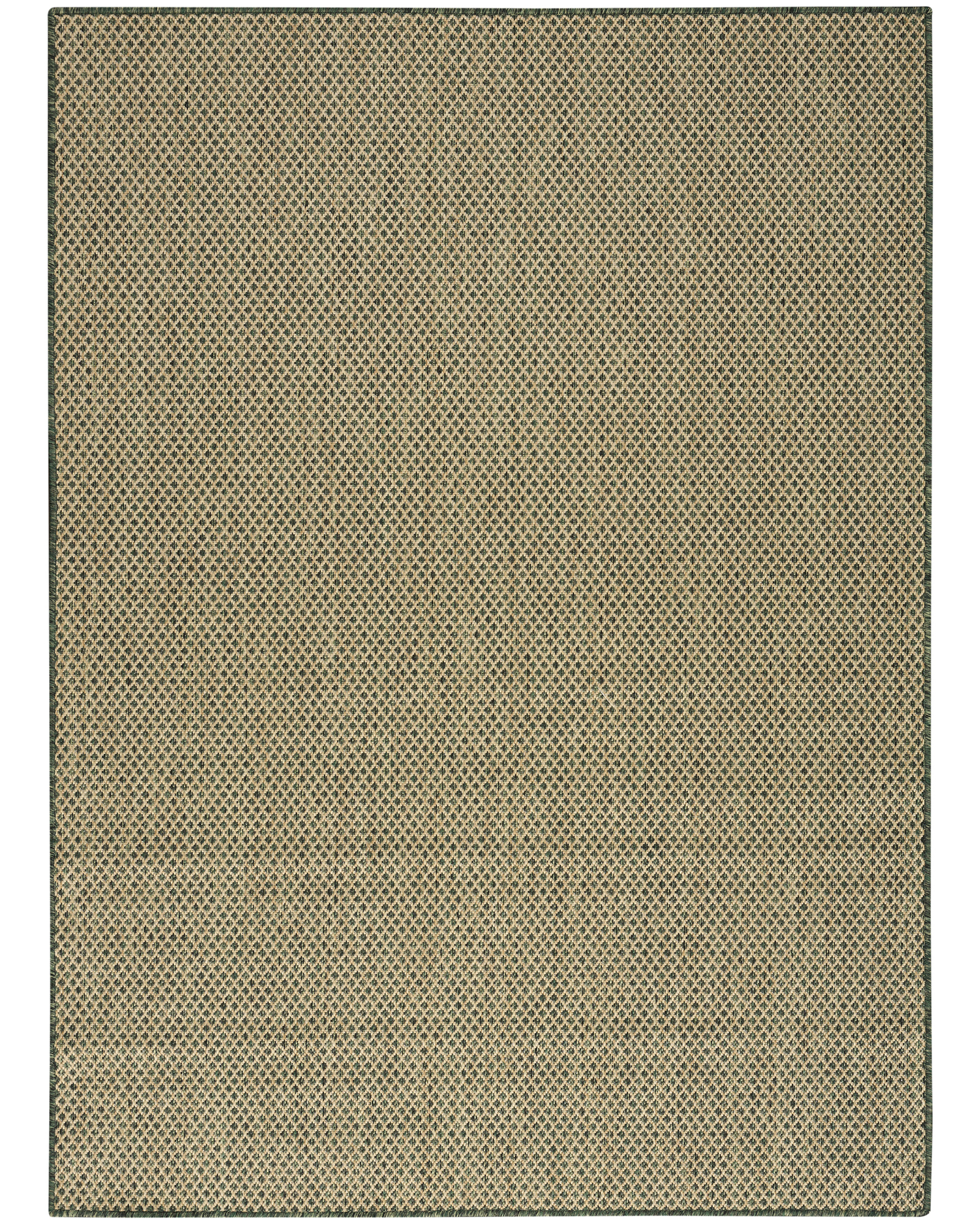Nourison Courtyard COU01 Green Area Rug | Carpet Exchange
