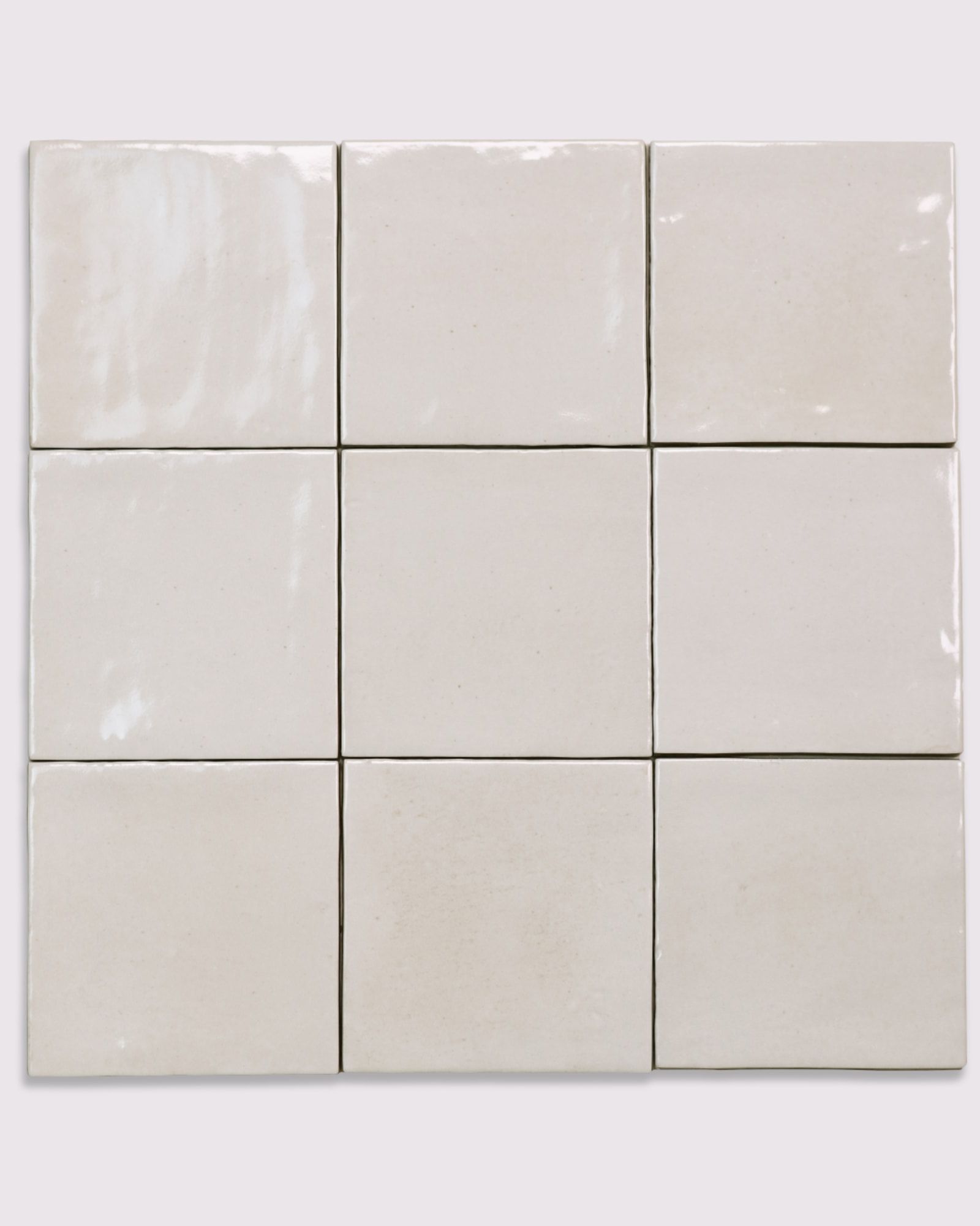 Bedrosians Celine Glossy White 4"x4" Tile | Carpet Exchange