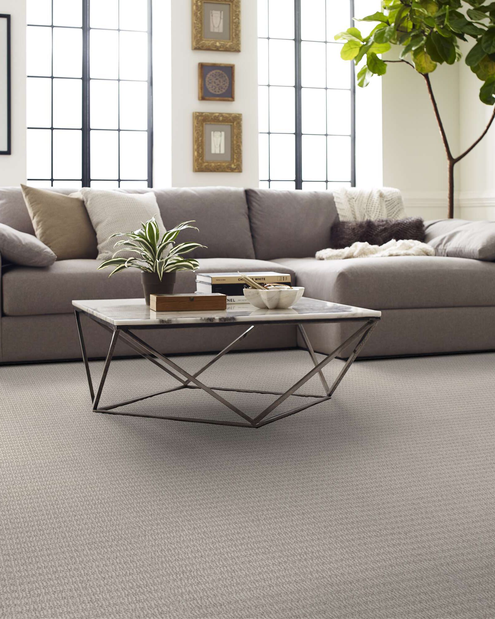 Shaw 5E456 Chic Elevation Champagne Toast | Carpet Exchange
