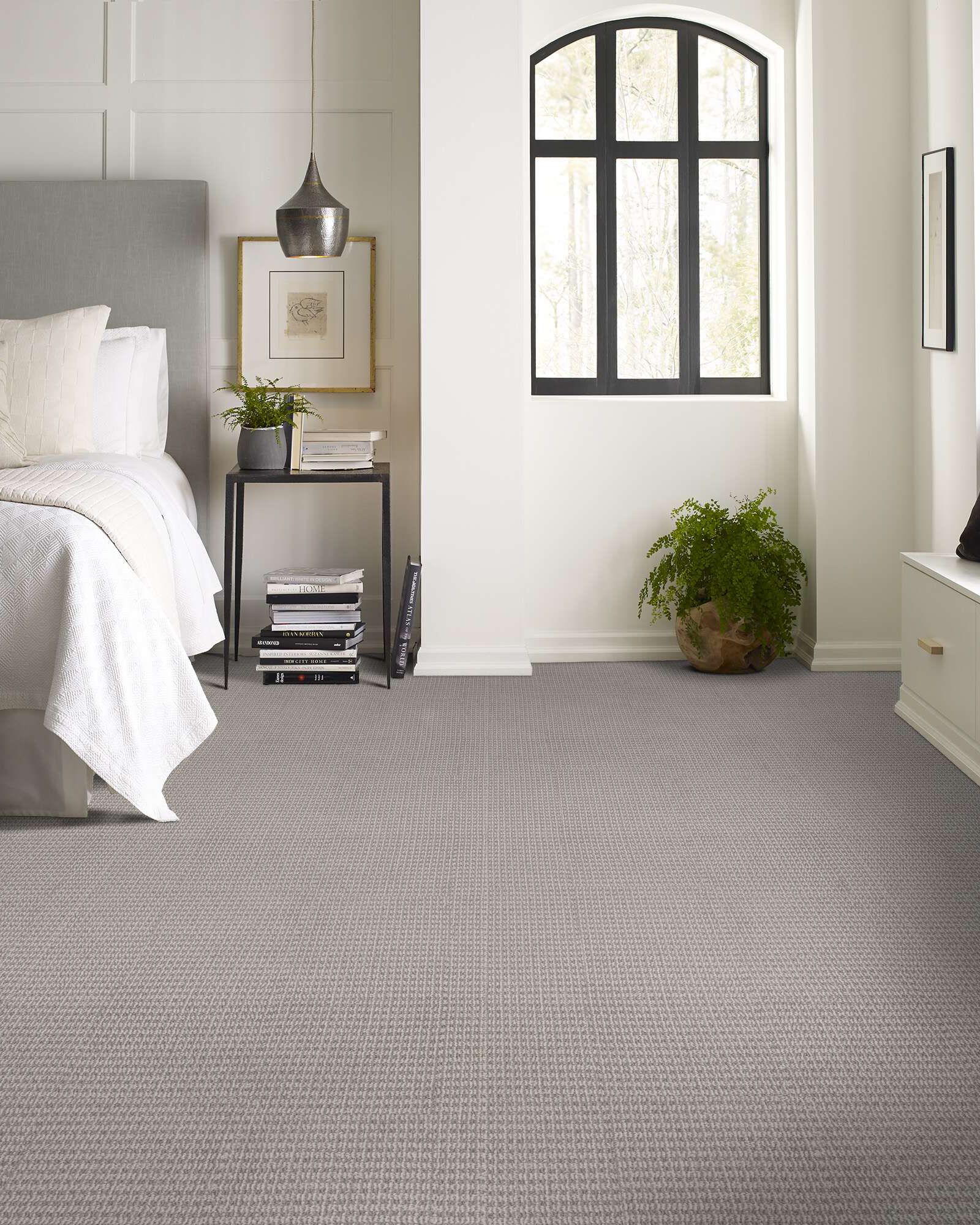 Shaw 5E456 Chic Elevation Split Sediment | Carpet Exchange