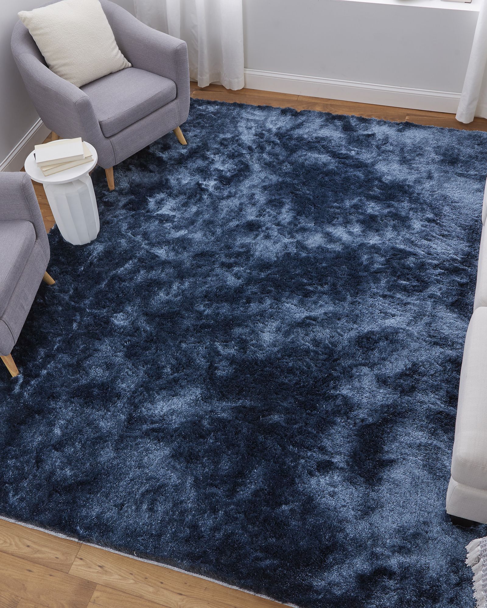 Feizy Indochine 4550F Blue 2x3 Area Rug | Carpet Exchange