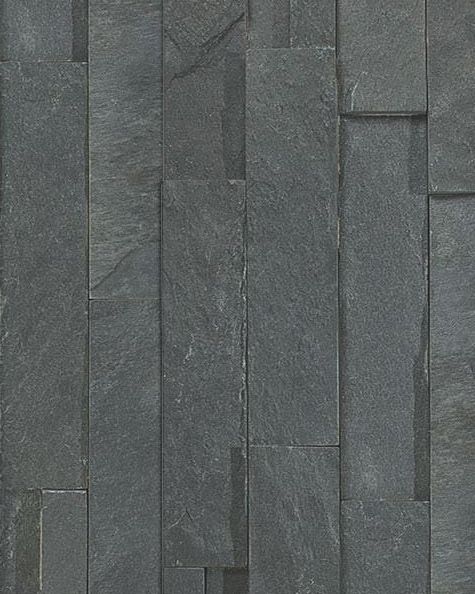 Ledger Stone Carbon Slate 6x18 Corner Tile | Carpet Exchange