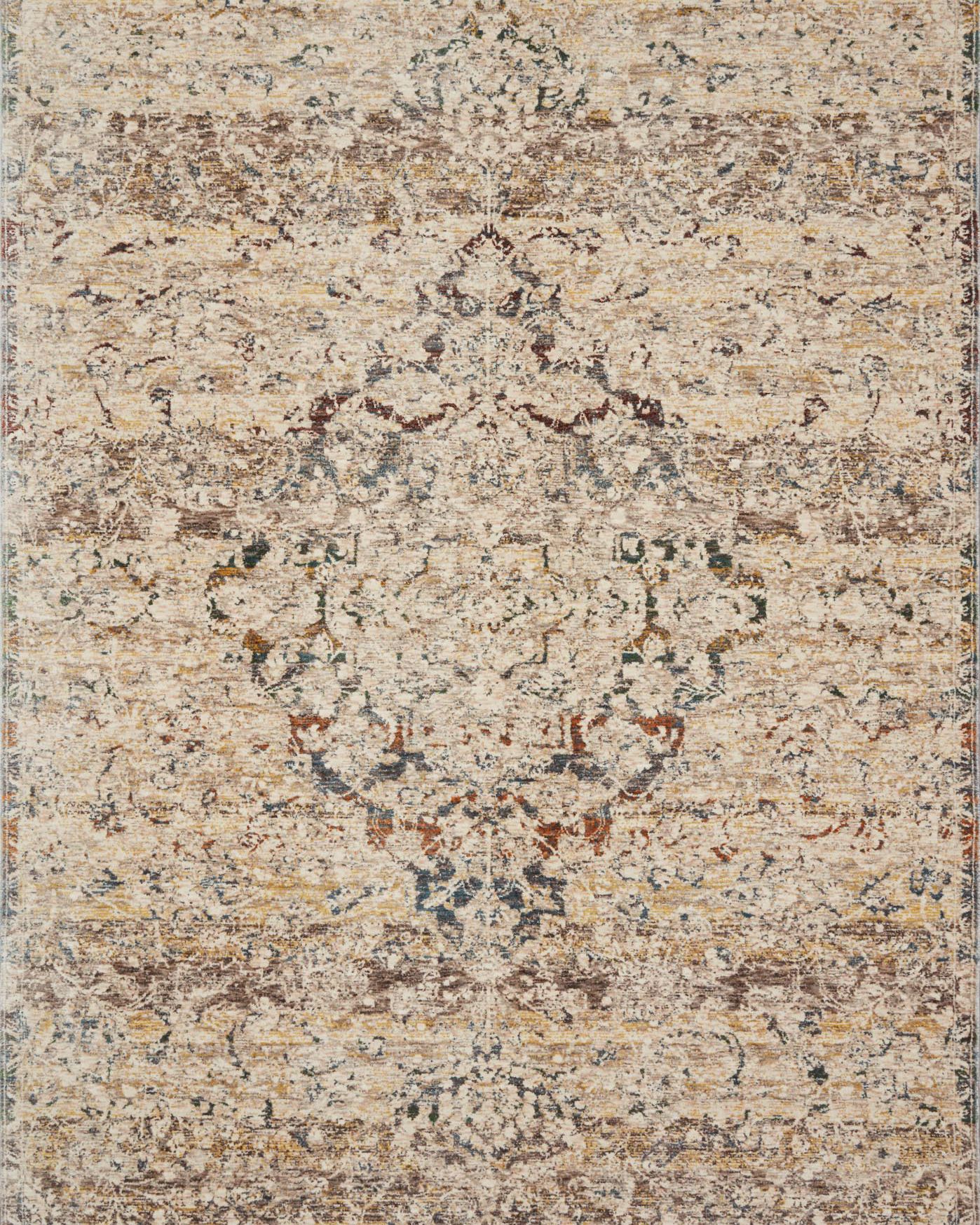Loloi Lourdes LOU-06 Ivory/Multi Area Rug | Carpet Exchange