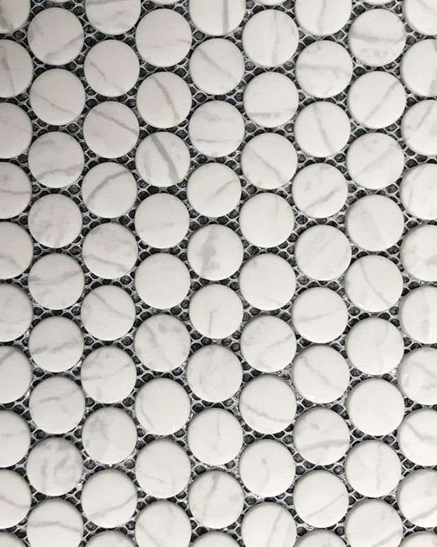 Micro Crystal Stone II Statuario Barrell Mosaic Tile | Carpet Exchange