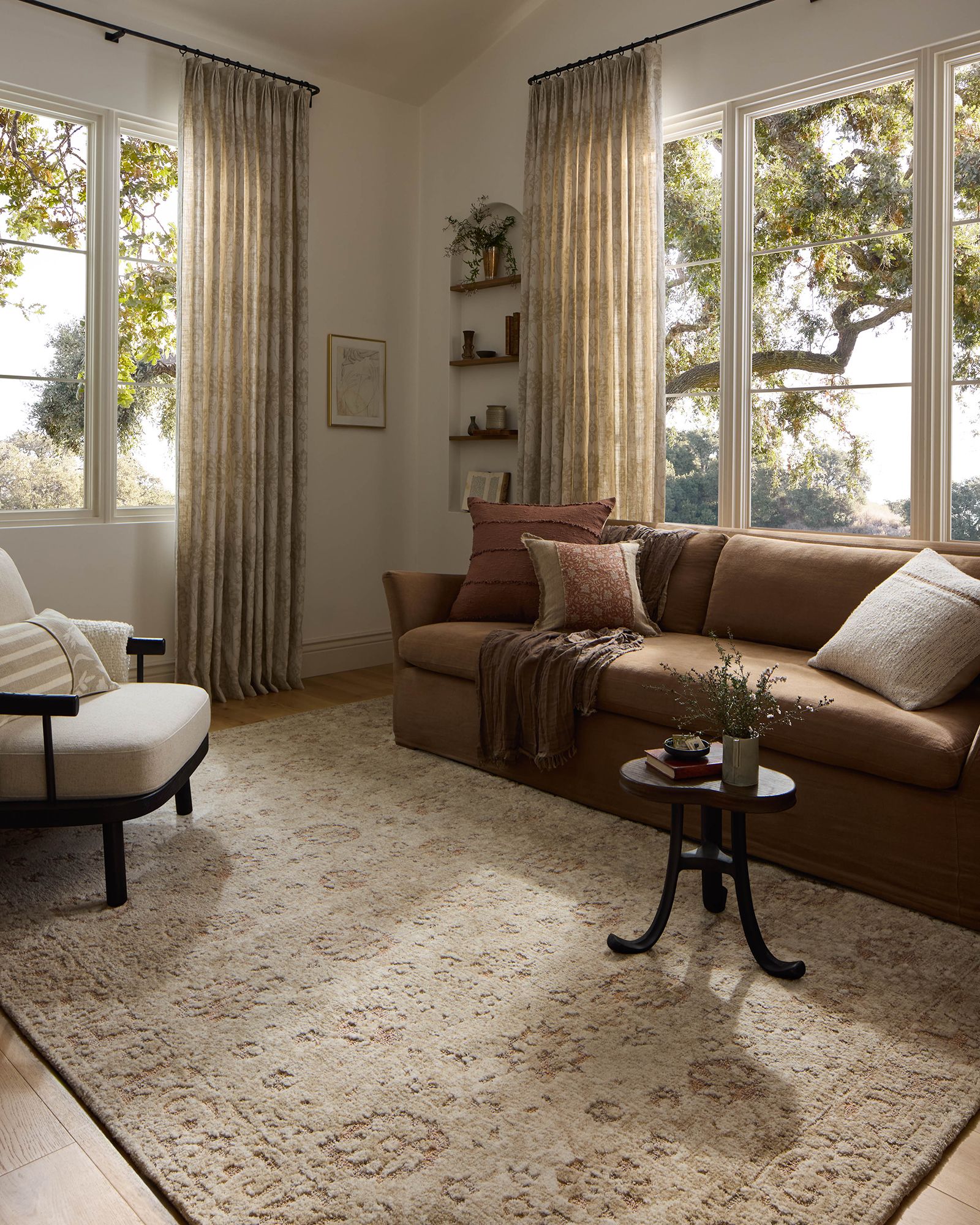 Loloi Percival PCV-04 Natural/Salmon 2x3 Area Rug