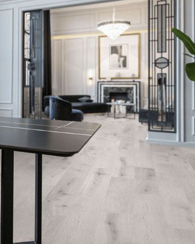 True Earth Northern Oak White 12' 48" Stair Tread Tile | Carpet Exchange