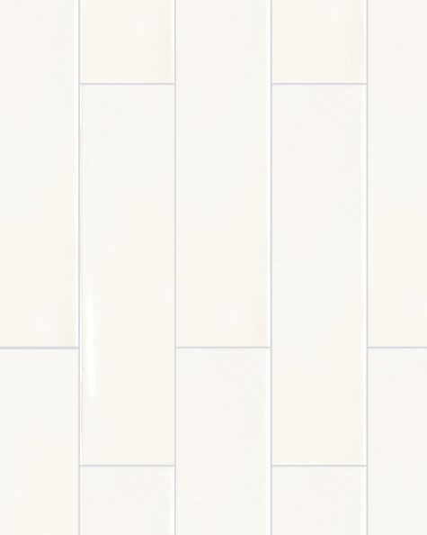 Victoria 2.0 White .75x12 Pencil Tile | Carpet Exchange