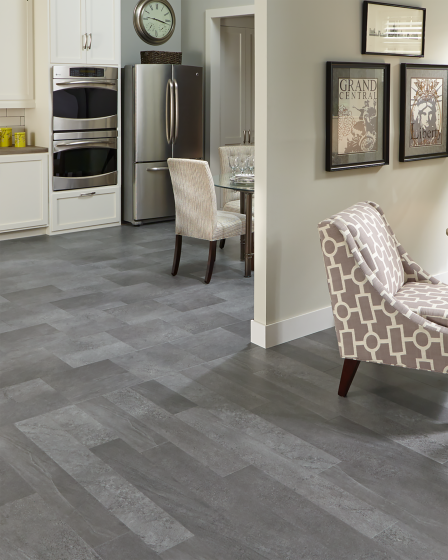 Adura Flex Tile Meridian Steel - LVT | Carpet Exchange