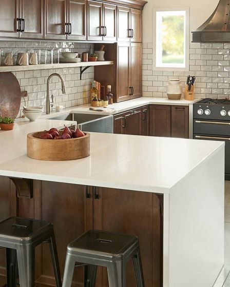 Quartz Calico White - Countertops | Carpet Exchange