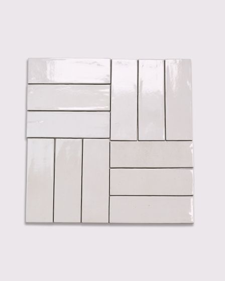 Bedrosians Celine Glossy White 2"x6" Tile | Carpet Exchange