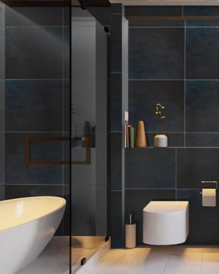 Deluxe 2.0 Absolute Black 12x24 Tile | Carpet Exchange