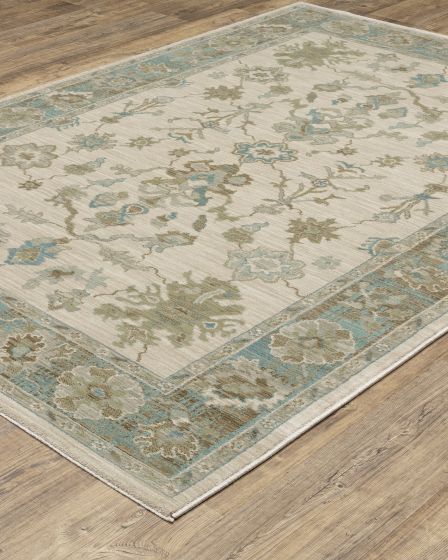 Maeve MAE10 Beige/Blue Area Rug