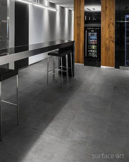 Surface Art Texture Graphite Stone - Tile | Carpet Exchange
