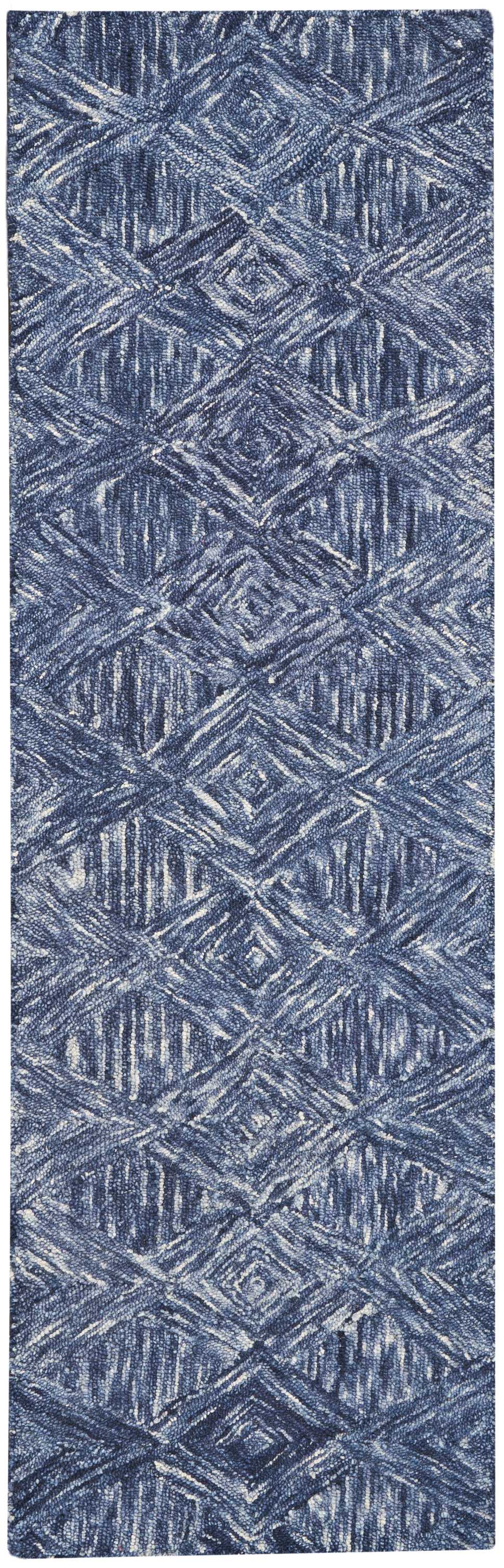 Nourison Interlock Denim - Area Rugs | Carpet Exchange