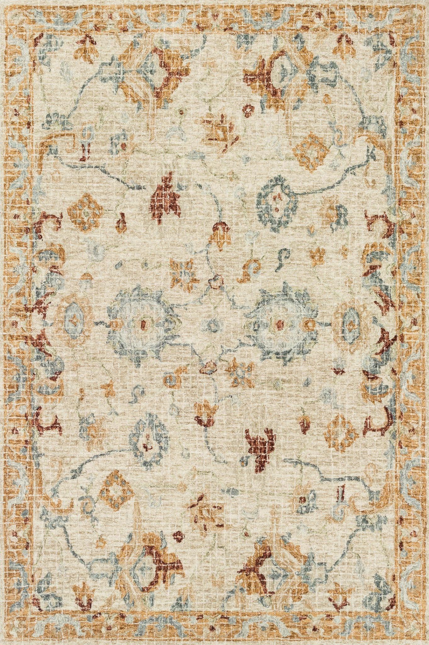 Loloi Julian | Ivory and Multi | Area Rugs | Carpet Exchange