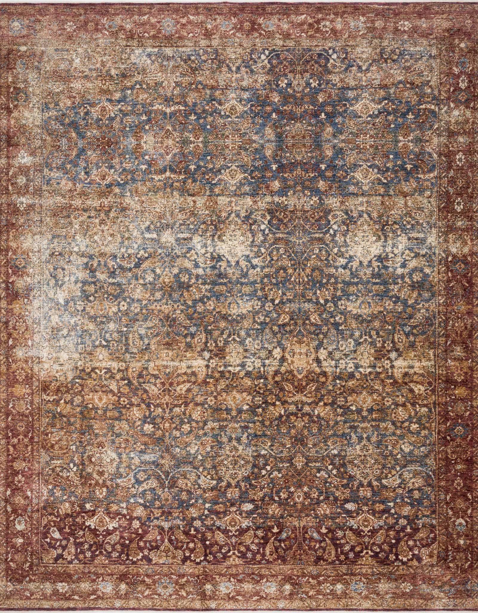 Loloi Kennedy | Denim and Brick | Area Rugs | Carpet Exchange