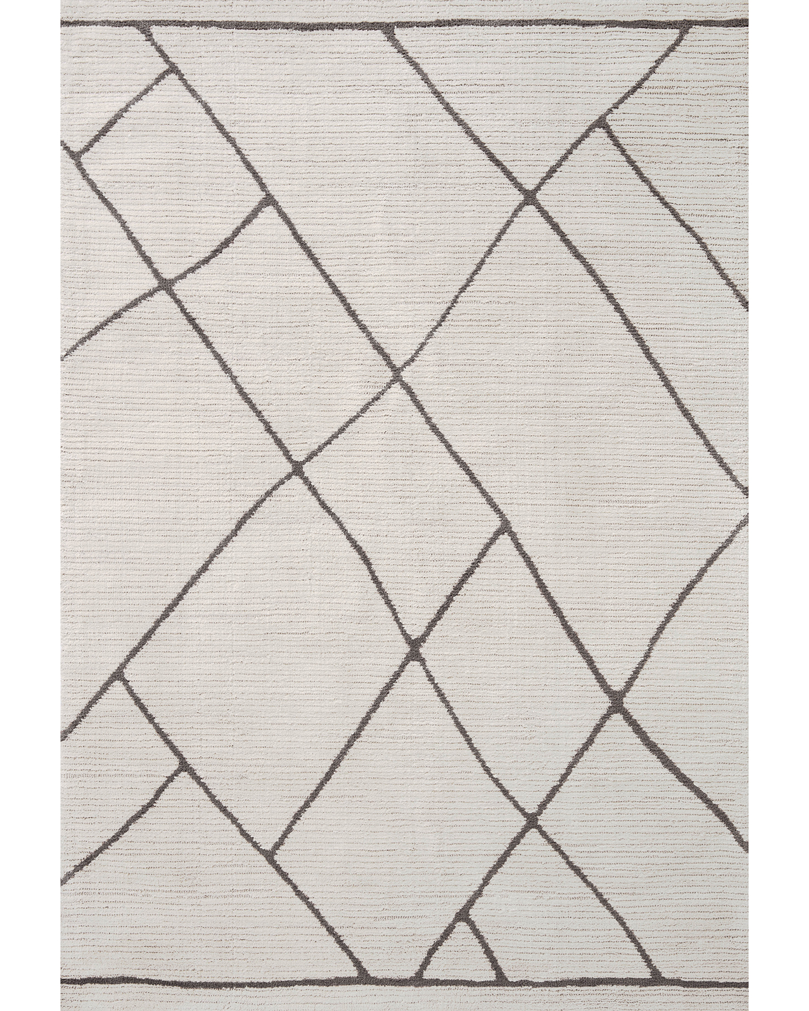 Loloi Logan LOG-01 Ivory/Charcoal Area Rug | Carpet Exchange