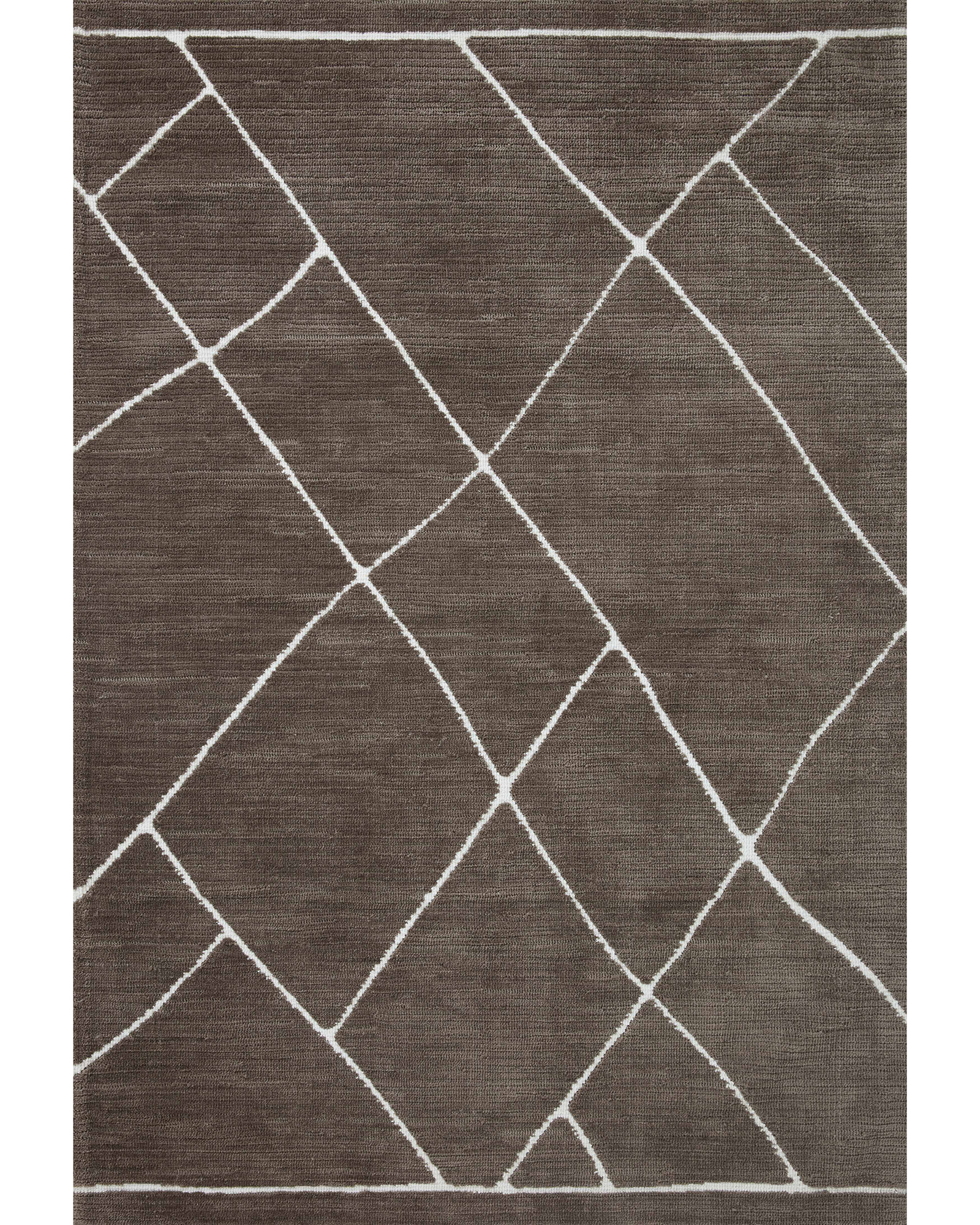 Loloi Logan LOG-01 Mocha/White 5'0"x7'6" Rug