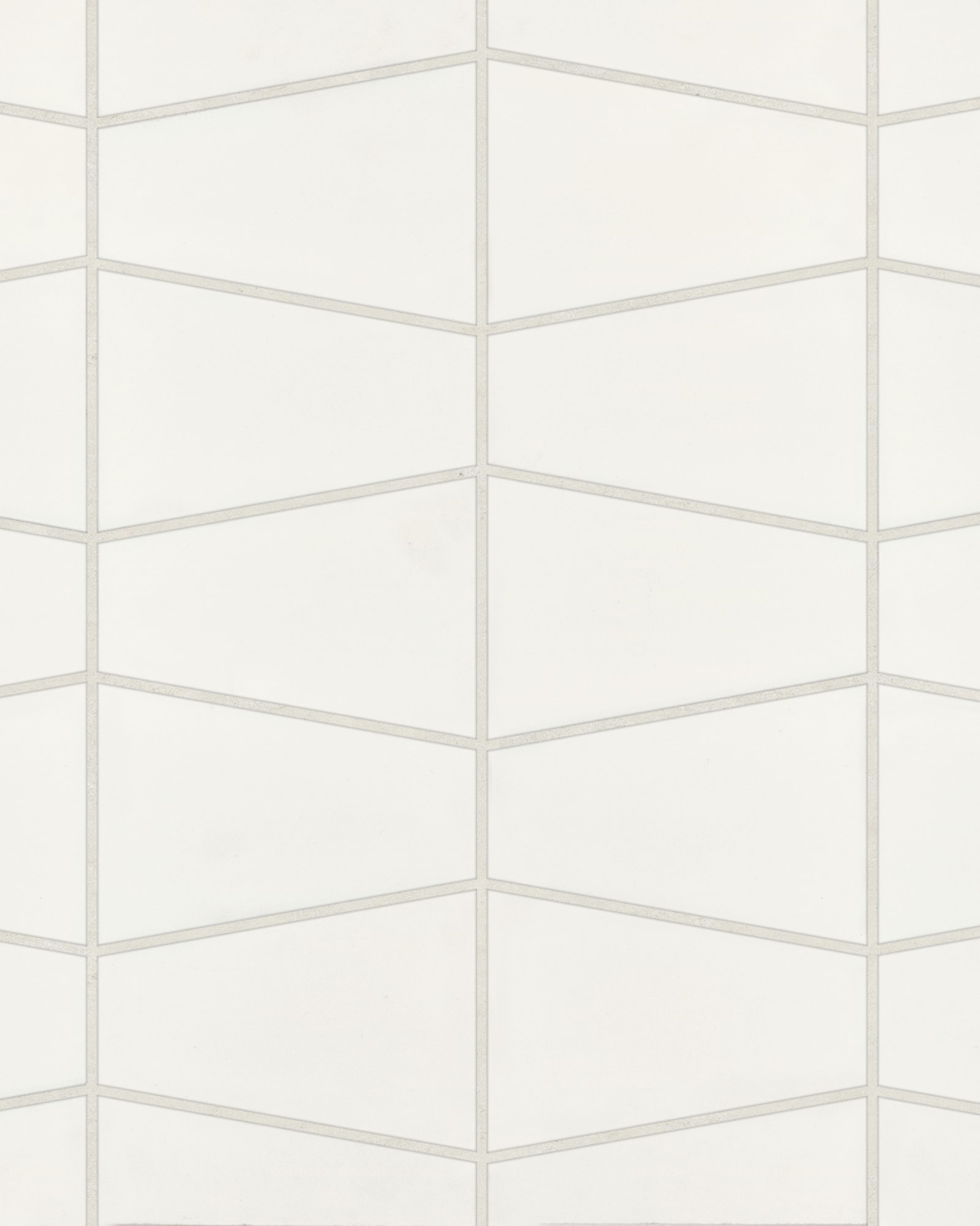 Bedrosians Marin Pearl White Trapezoid Tile | Carpet Exchange