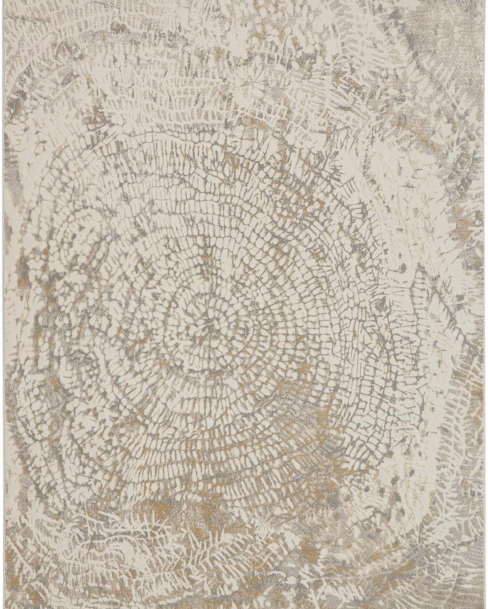 Feizy Parker 3702F Ivory/Tan/Gray Area Rug | Carpet Exchange