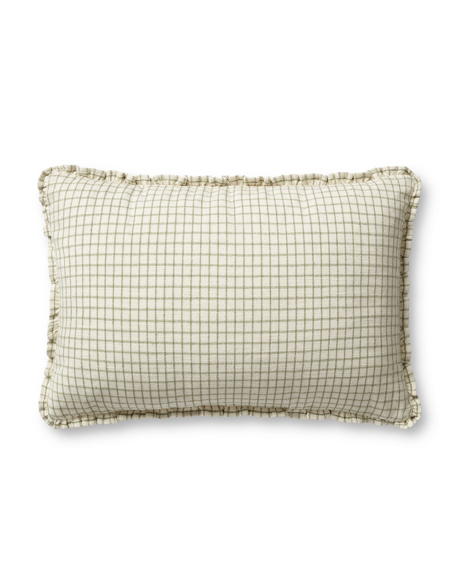 PCJ0012 Ivory/Moss 16"x26" Pillow