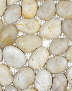 Surface Art River Rock Ivory Mosaic Tile | Carpet Exchange