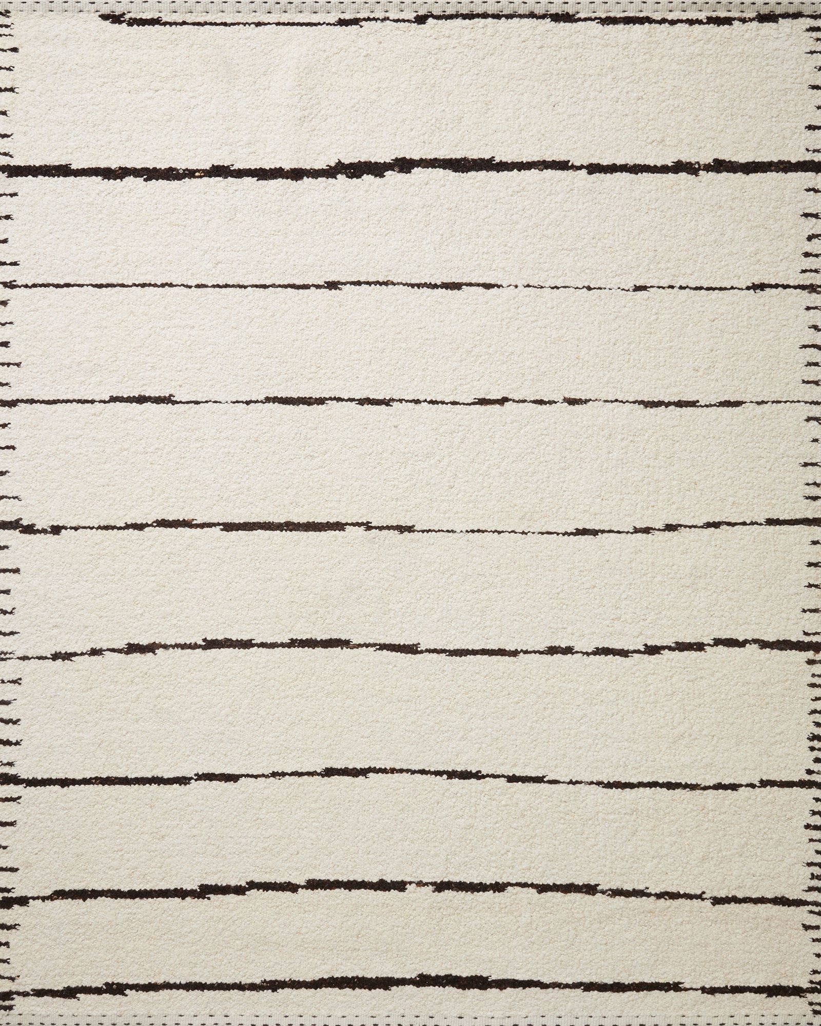 Loloi Roman ROM-05 Ivory/Black Area Rug | Carpet Exchange