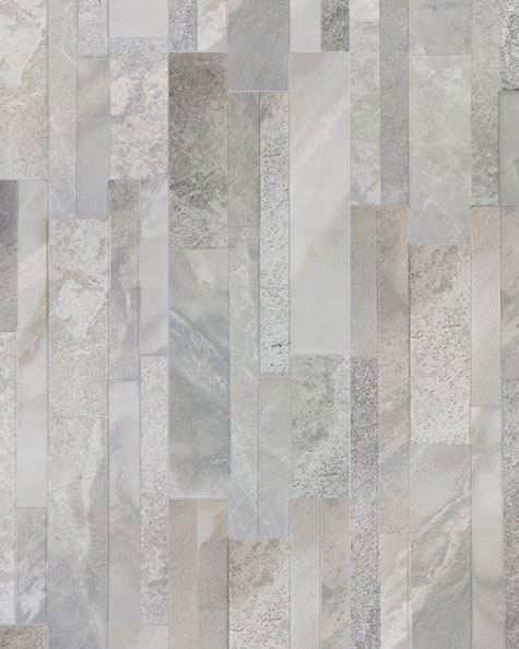 Surface Art Stacked Marble Grigio Tile | Carpet Exchange