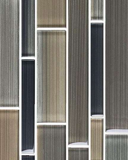 Surface Art Translucent Fresco Glass Brushed Rock Tile